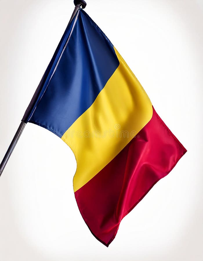 Flag of Chad stock illustration. Illustration of freedom - 299879092