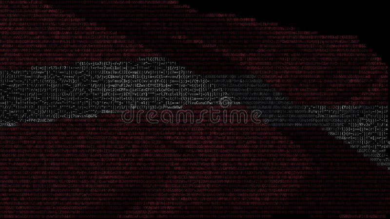 Waving Digital Flag of Latvia on Computer Screen, Looping Motion ...