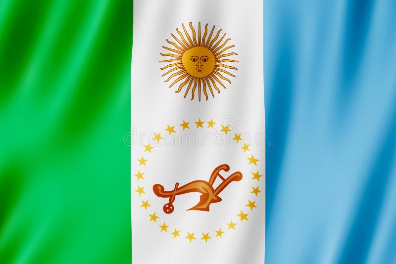 Flag of Chaco Province, Argentina Stock Illustration - Illustration of ...