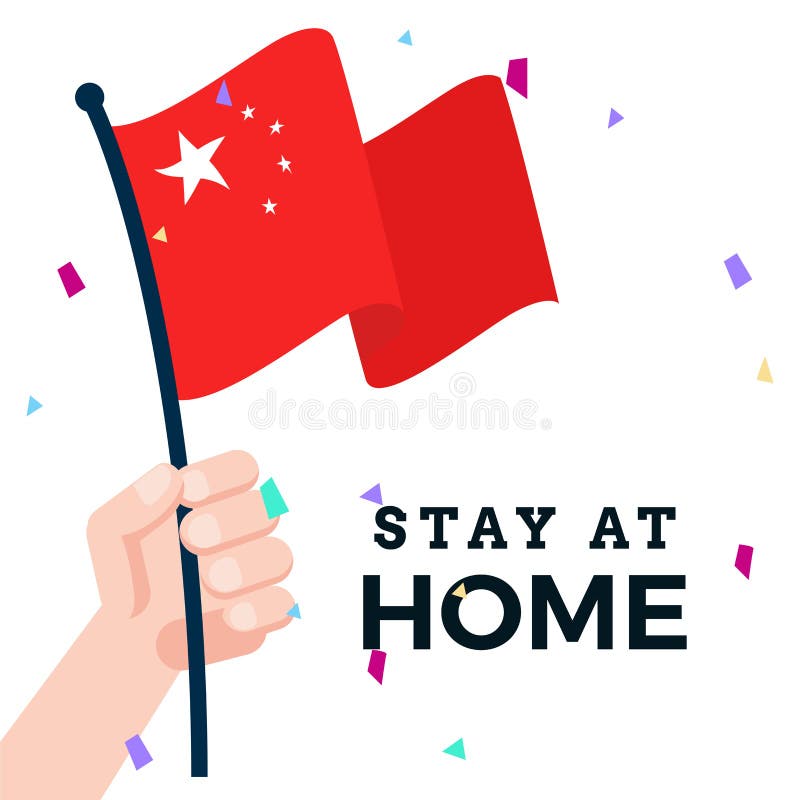 Waving flag of China stock vector. Illustration of country - 191353347