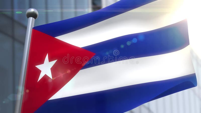 Waving Flag of Cuba Animation Stock Video - Video of symbol, nation ...