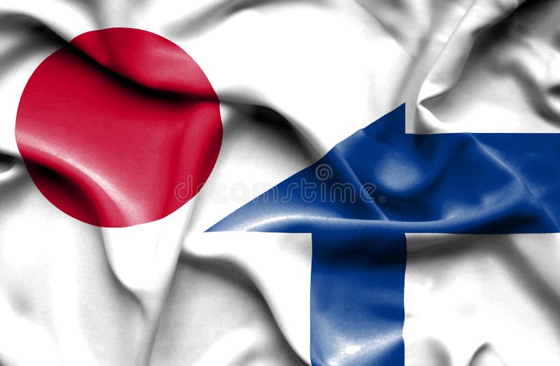 Finland and Japan stock illustration. Illustration of asian - 102455374