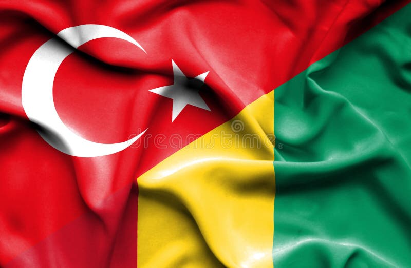 Flag of Guinea stock illustration. Illustration of conakry - 6477382