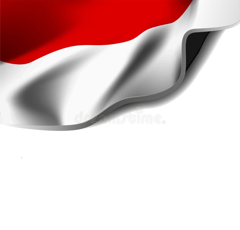 Flag Indonesia Waving Stock Illustrations 5 643 Flag Indonesia Waving