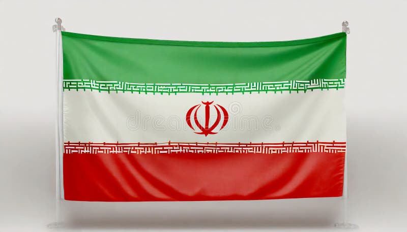Flag of Iranian stock illustration. Illustration of iran - 303105392
