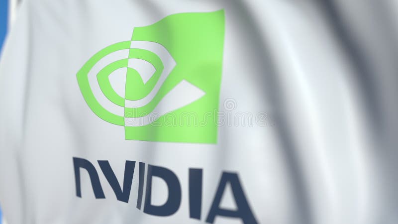 Nvidia Logo on the Wall, Editorial Use only Stock Footage - Video of ...