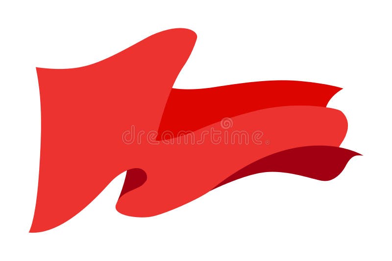 Waving Flag. American Flag on White Background. National Flag Waving ...