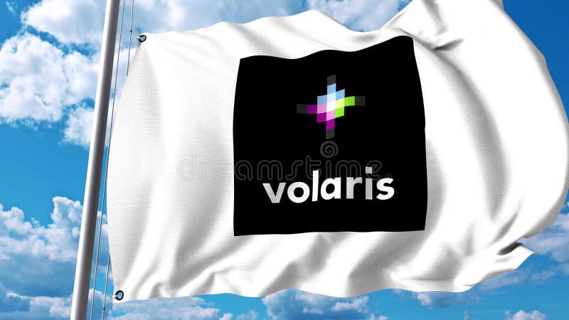 Waving Flag with Volaris Logo. 3D Rendering Editorial Photo ...