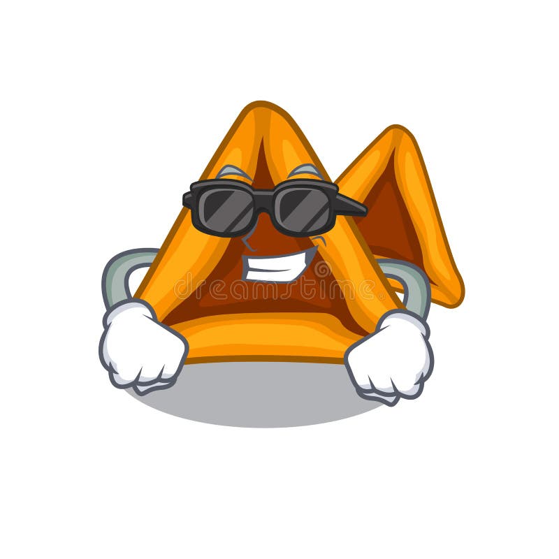 Waving Hamantaschen Cookies with the Cartoon Shape Stock Vector ...