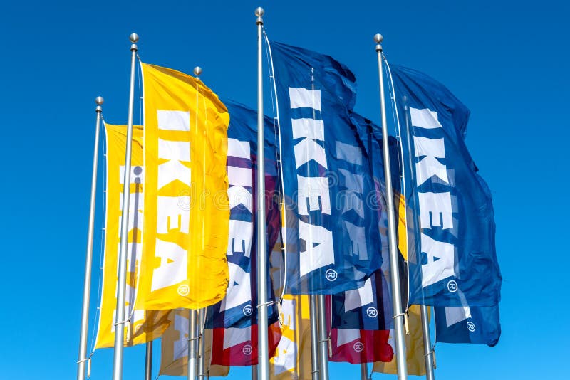 Waving Ikea brand flags editorial image. Image of colorful - 144852245 Waving Ikea brand flags editorial image. Image of colorful - 144852245