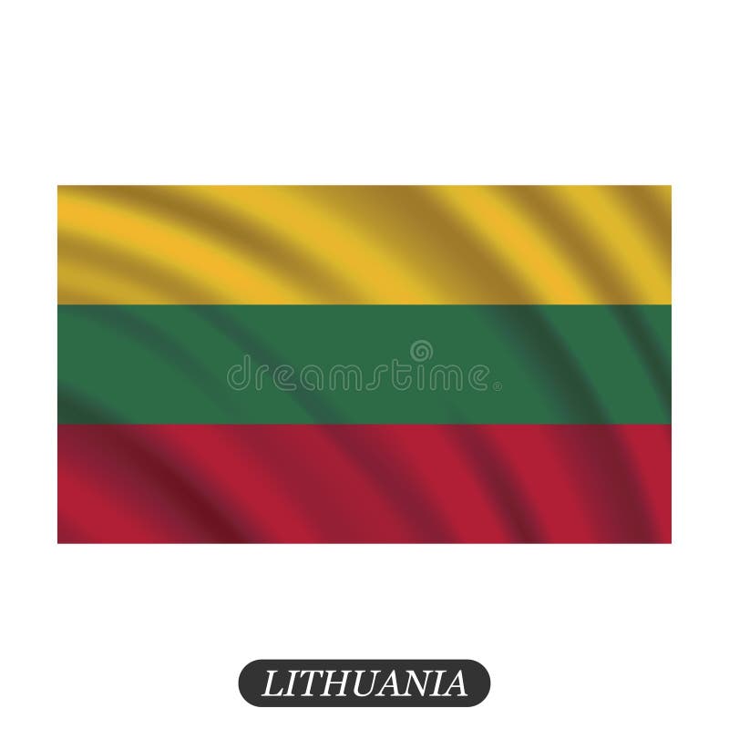 Lithuania Map on a World Map with Flag and Map Pointer. Vector ...
