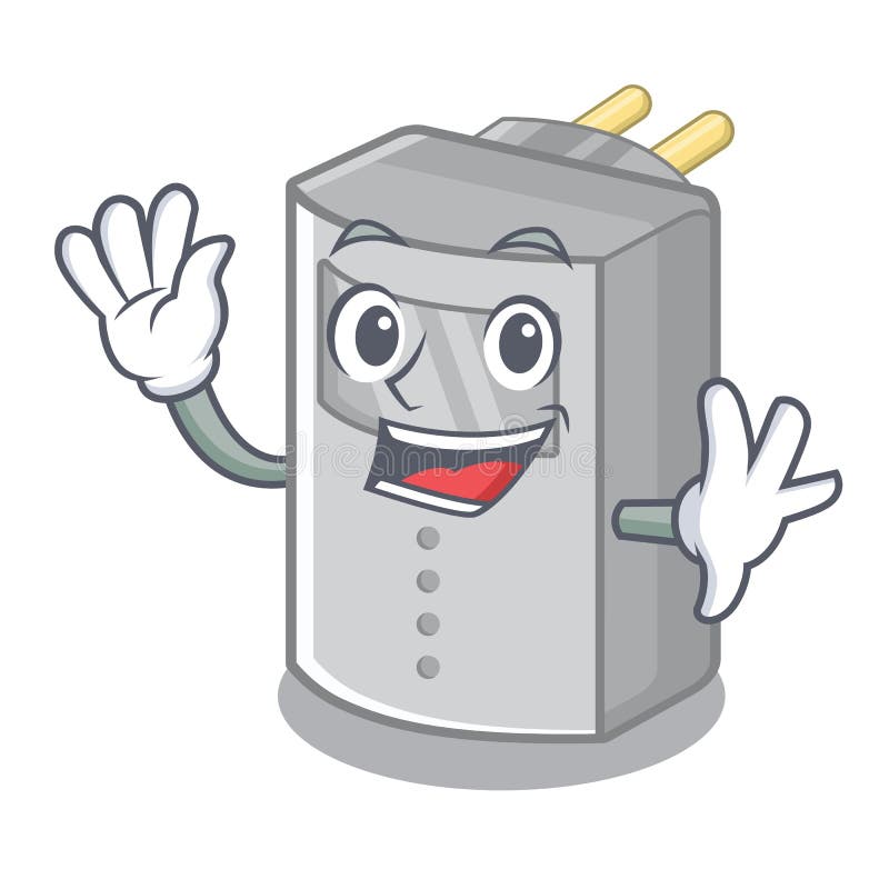 Waving Motion Sensor in the Cartoon Shape Stock Vector - Illustration ...