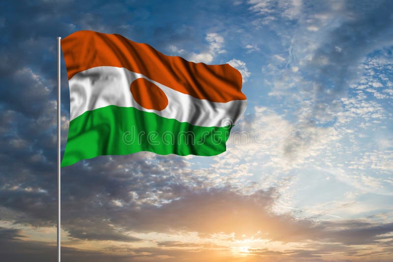 Waving National Flag of Niger Stock Image - Image of banner, people ...