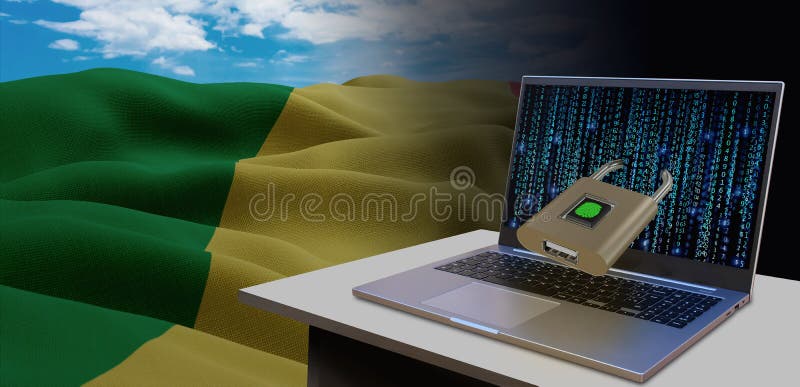 Waving National Flag of the Republic of the Congo. Concept for ...