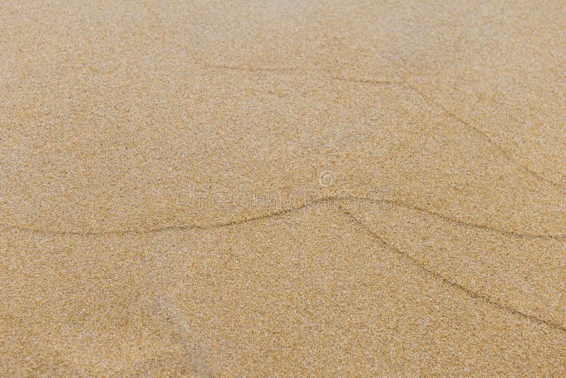 Waving Pattern on Brown Sand Beach, Empty Sand Background Stock Image ...