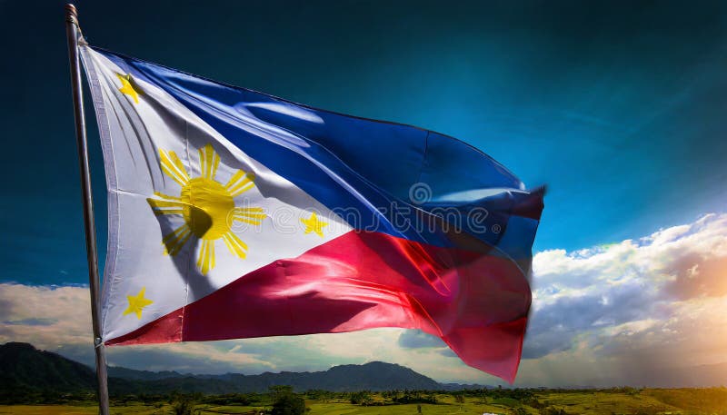 Filipino Sun And Stars Wallpaper
