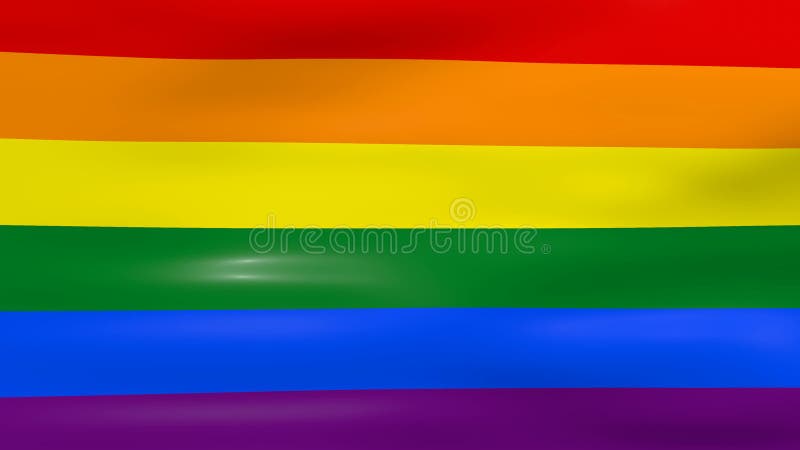 Rainbow flag stock video footage. Video of clip, light - 35294744