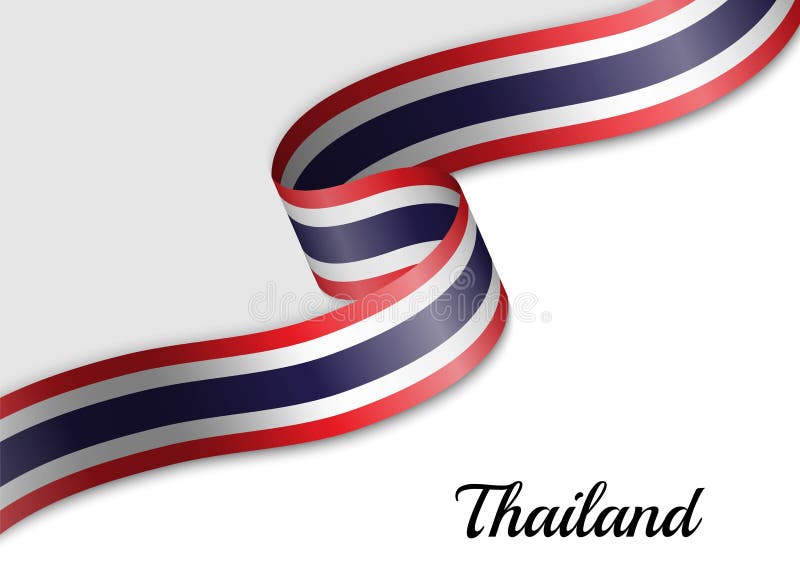 Waving Ribbon Flag Stock Illustration Illustration Of Banner 171647482