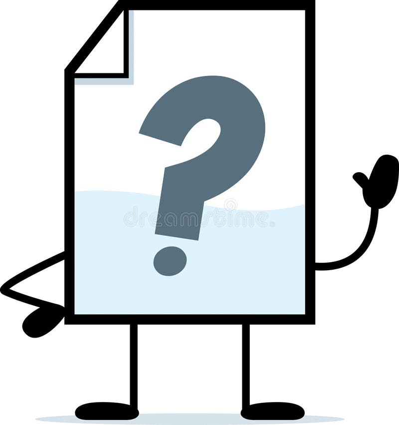 Waving Unkown File stock illustration. Illustration of mark - 47818699