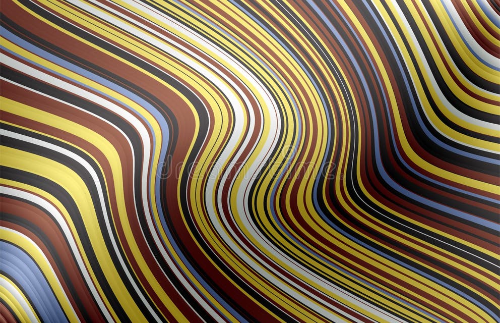 Waving, Wavy Lines, Stripes Rectangular Background, Pattern. Undulate ...