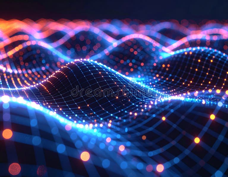 Abstract Blue Glowing Mesh Network Stock Illustrations – 23,829 ...