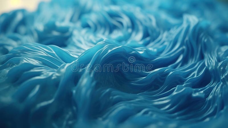Wavy Abstract Background. Brightly Colored Polymer Surface with a Wavy ...