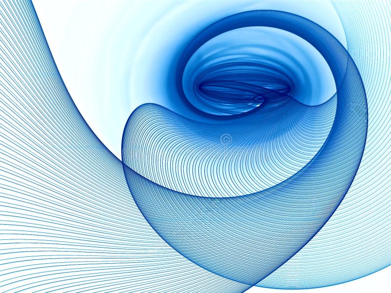 Wavy Fractal Background - Abstract Digitally Generated Image Stock ...