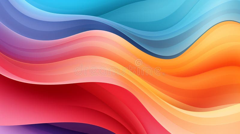 Wavy Abstract Background for Design of Posters, Flyers, Banners, Web ...