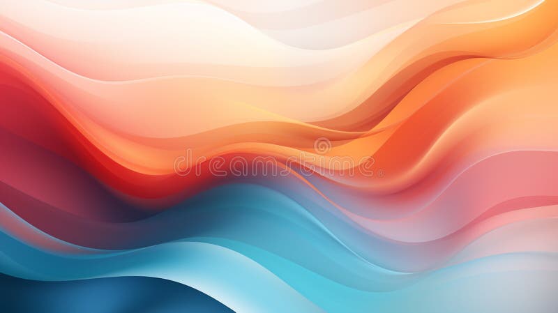 Wavy Abstract Background for Design of Posters, Flyers, Banners, Web ...