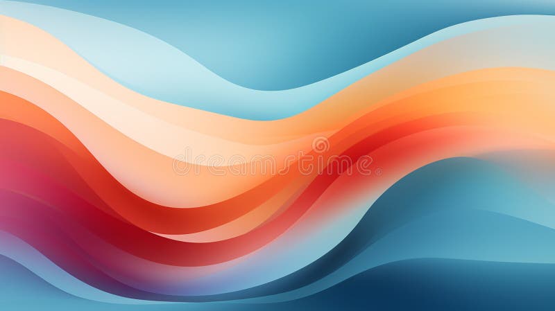Wavy Abstract Background for Design of Posters, Flyers, Banners, Web ...