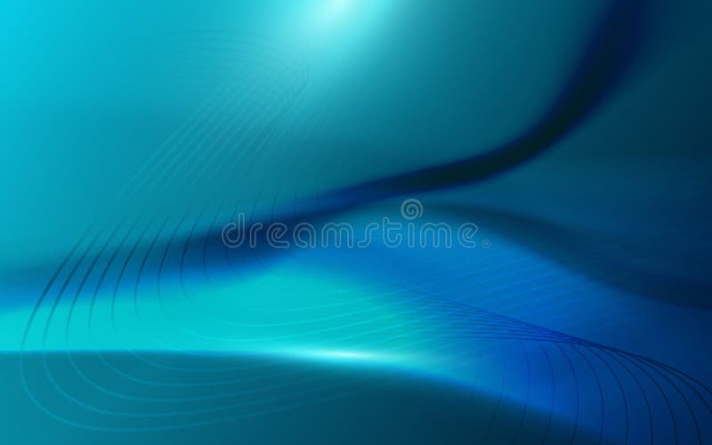 The Wavy Abstract Blue Background in High-tech Digital Technology ...