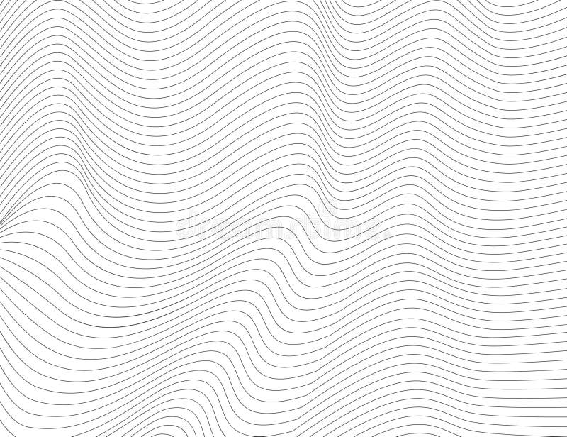 Abstract Pattern Wavy Curve Lines Ripple Black White Lines Vector ... Abstract Pattern Wavy Curve Lines Ripple Black White Lines Vector ...