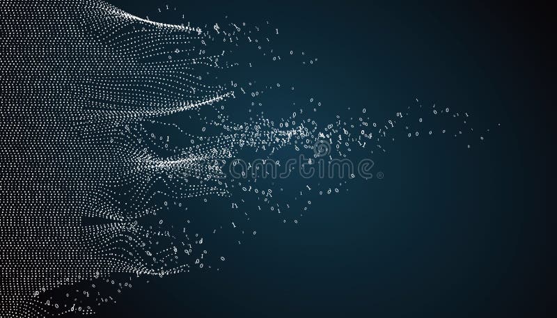 Wavy Abstract Graphic Design. Stock Illustration - Illustration of ...