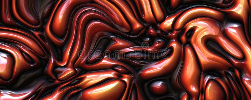 Wavy Abstract Lava Liquid Background Stock Illustration - Illustration ...