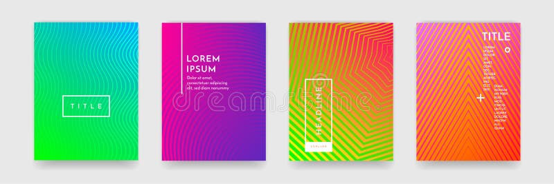 Wavy Abstract Pattern Texture Book Brochure Poster Cover Template ...