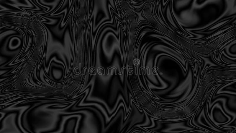 Wavy Abstract Surface. Close-up of a Shiny Smooth Black Liquid. Looped ...