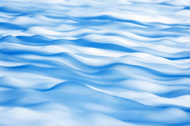 Wavy Abstract Winter Background on Snow Covered Field Stock Image ...