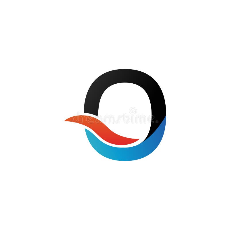 Wavy Alphabet Logo Graphic Template Vector Stock Vector - Illustration ...