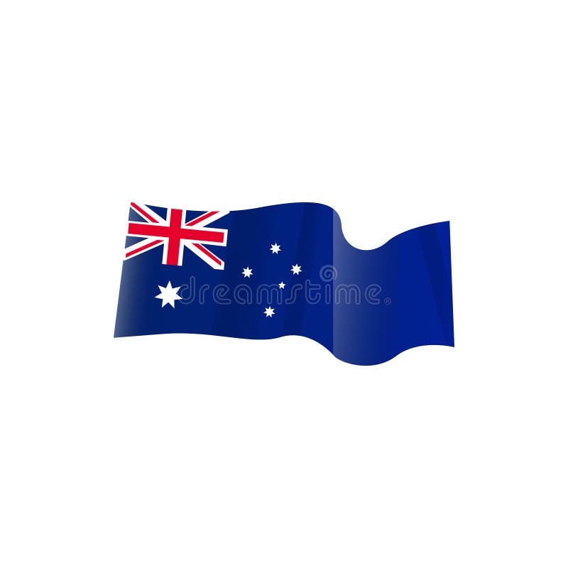 Australian Flag Wavy Stock Illustrations – 318 Australian Flag Wavy ...