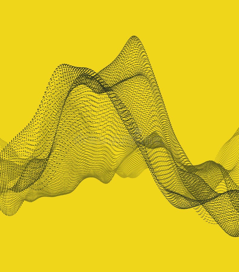 Wavy Background for Banner, Flyer, Book Cover, Poster. Dynamic Effect ...