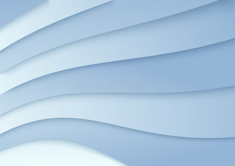 Wavy Background in Blue Color - Template Stock Vector - Illustration of ...