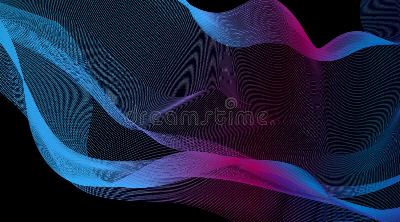 Wavy Background. Dynamic Effect Stock Photo - Image of dynamic, graphic ...