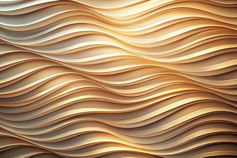 Wavy Background Layers of Curvy Light Stock Illustration - Illustration ...