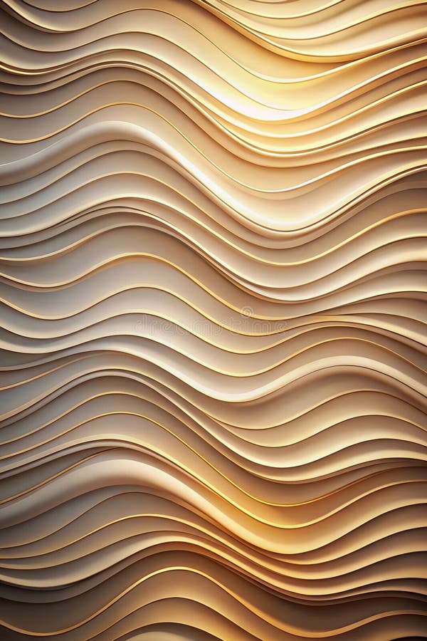 Wavy Background Layers of Curvy Light Stock Illustration - Illustration ...