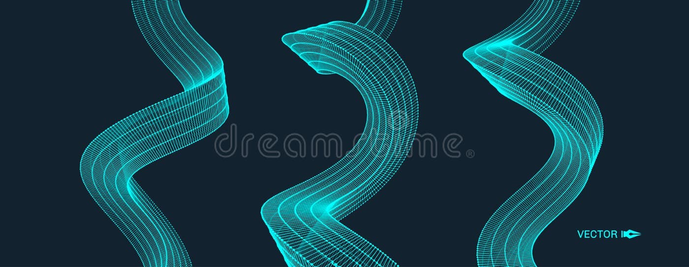 Light Blue Wavy Background Grid Vector Stock Illustrations – 2,143 ...
