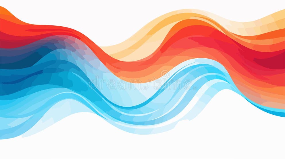 Wavy Background Vector Design Stock Vector - Illustration of dynamic ...