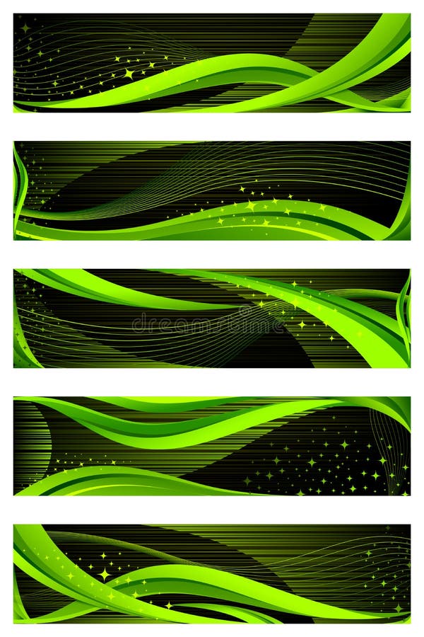 Wavy Banner stock vector. Illustration of curve, modern - 21273193
