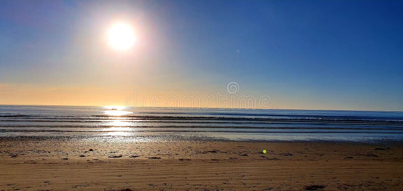 Wavy Beach Captured during the Daytime on a Sunny Day Stock Image ...