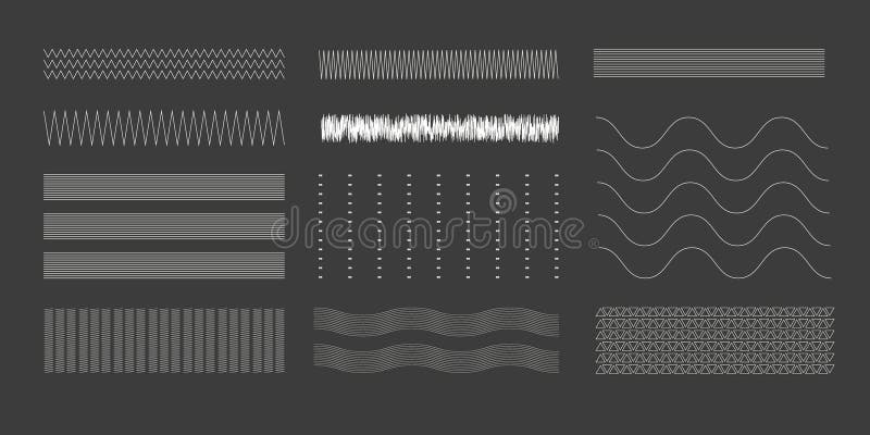 Wavy, Billow (zigzag) Line Element Set. Lines with Waving Effect ... Wavy, Billow (zigzag) Line Element Set. Lines with Waving Effect ...