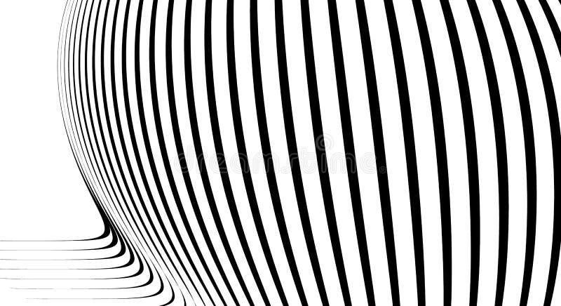 Wavy, Billowy, Flowing Lines Abstract Pattern. Waving Lines Text Stock ...